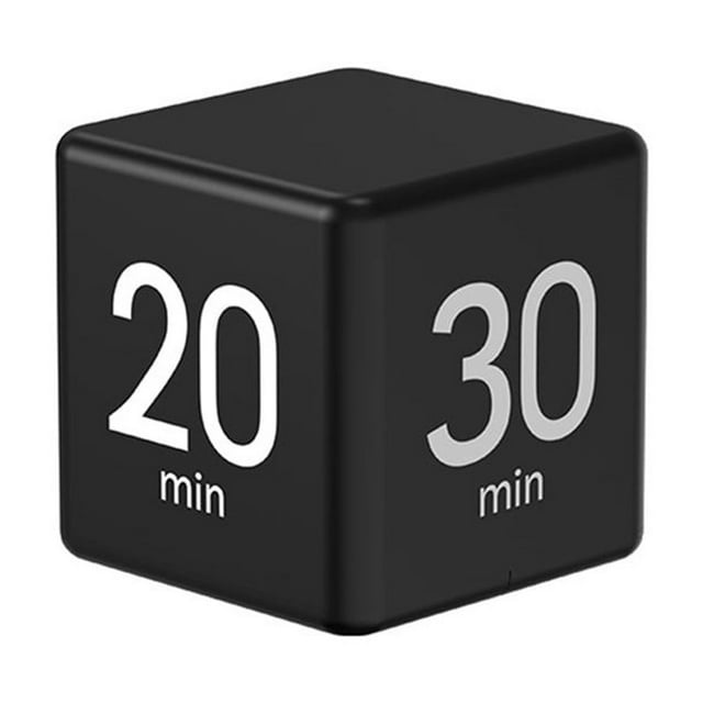 Easy to use cube timer for precise time management,perfect for cooking,studying - Walmart.com