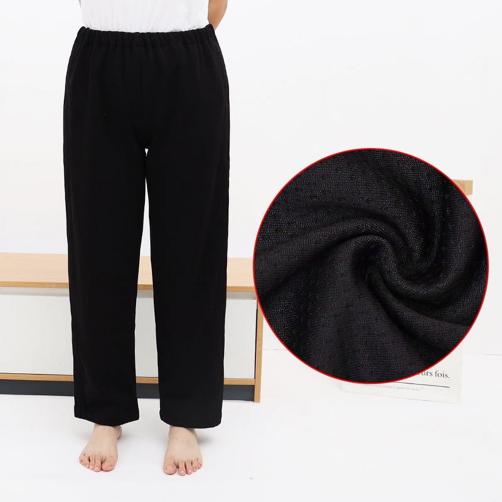 Easy to wear and take off zipper pants on both sides for the elderly ...