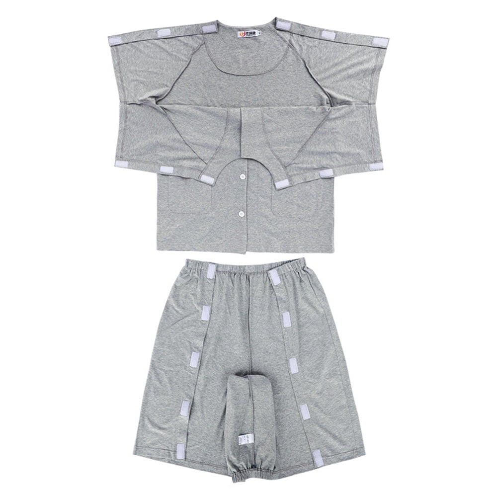 Easy to wear and take off fracture rehabilitation nursing clothes ...