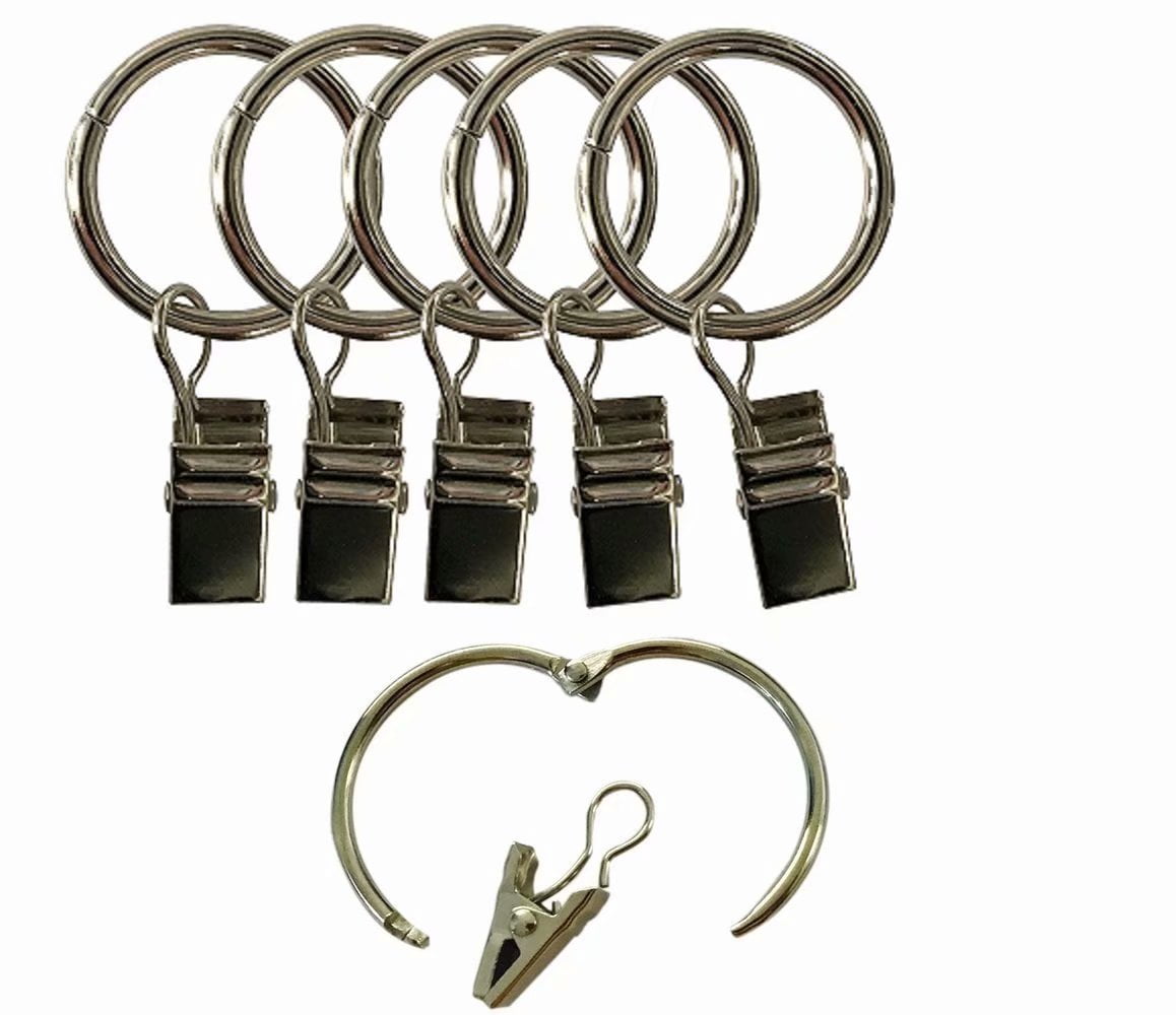 Easy2hang Premium Drapery Clip Rings openable Extra Thick have an ...