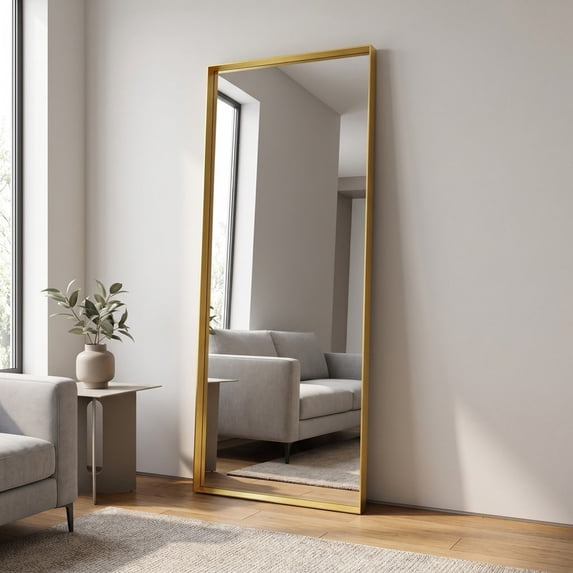 Easy4Home 21"x64" Rectangle Full Length Dressing Mirror Floor Standing ...