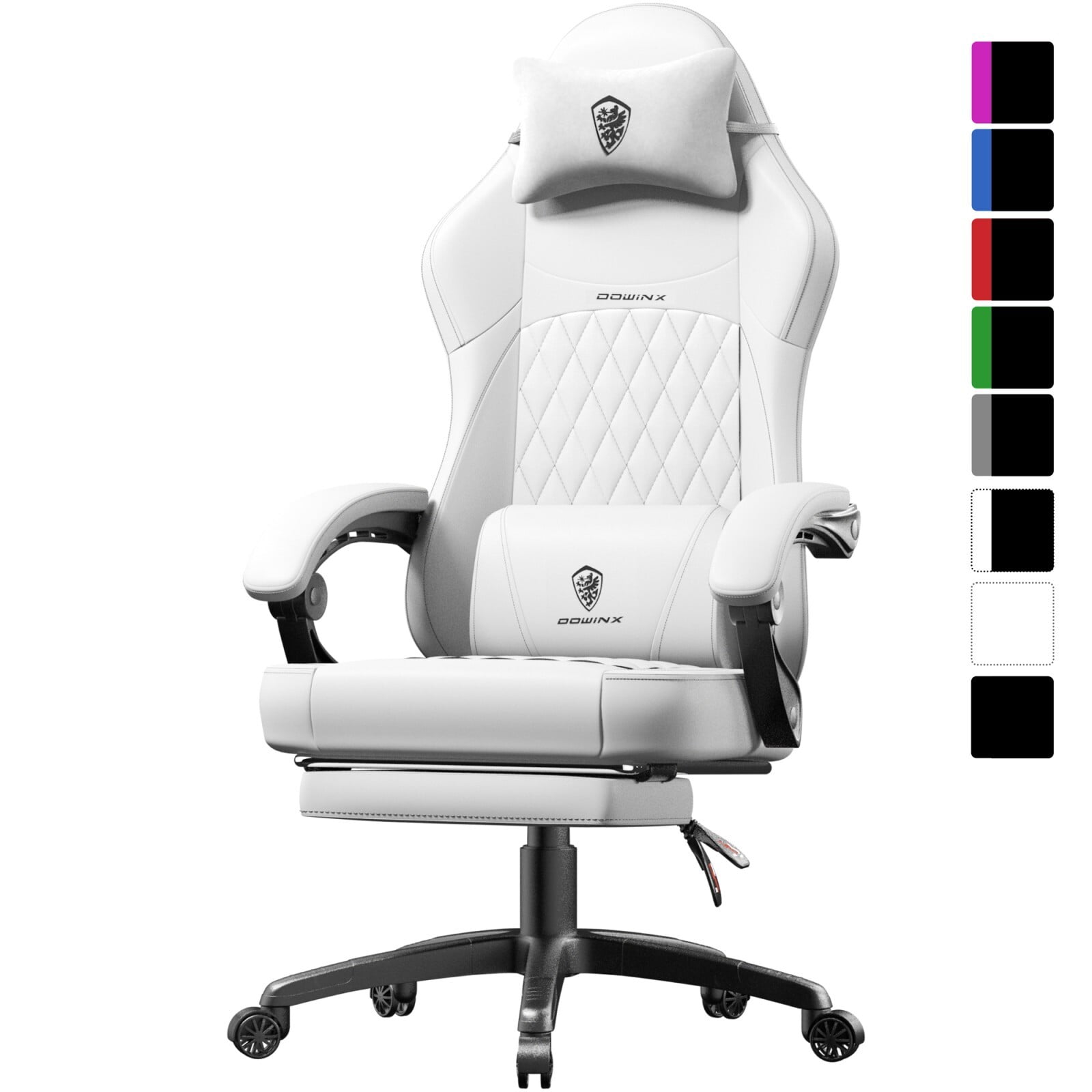 Easy4Home Gaming Chair with Sofa Spring Cushion, Ergonomic Office Chair ...