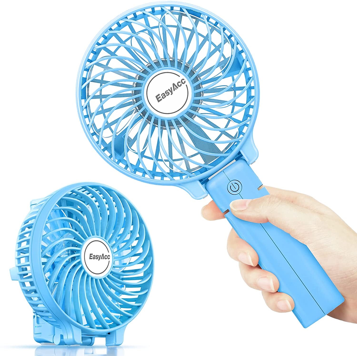 EasyAcc Mini Handheld Fan, USB Desk Fan Small Personal Portable ...