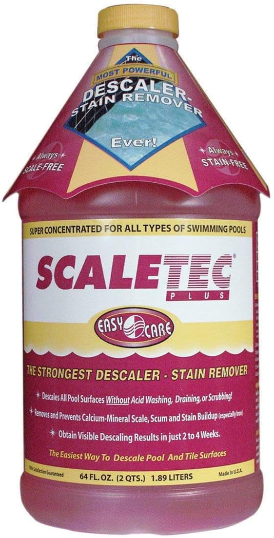 EasyCare 20064 Scaletec Plus 64 oz. Bottle - Pool Surface and Tile ...