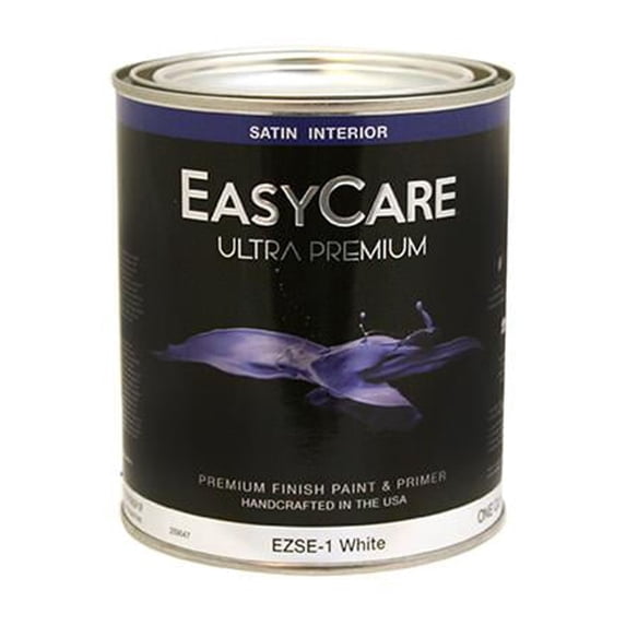 EasyCare EZSE1-QT Ultra Premium Interior Latex Paint & Primer, White ...