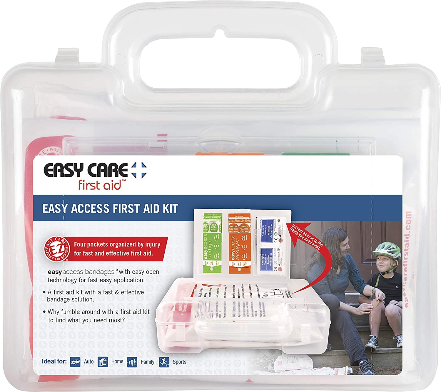 EasyCare Easy-Access First Aid Medical Kit - Walmart.com