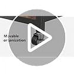 EasyCom Corner Printer Stand with Charging Station, Adjustable Height ...