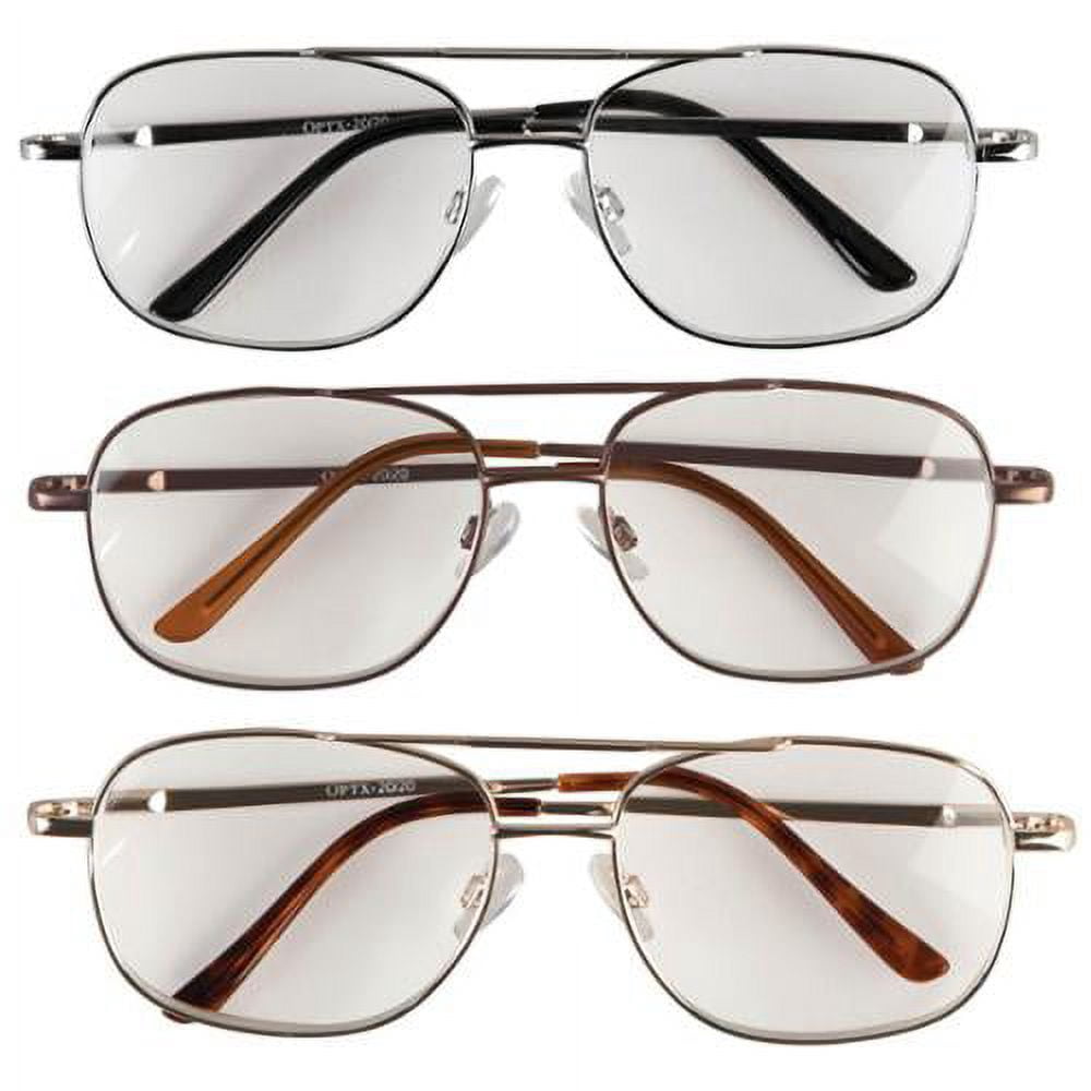 3 Pack Pilot Readers with Spring Hinge - Magnification 3.00X - Walmart.com