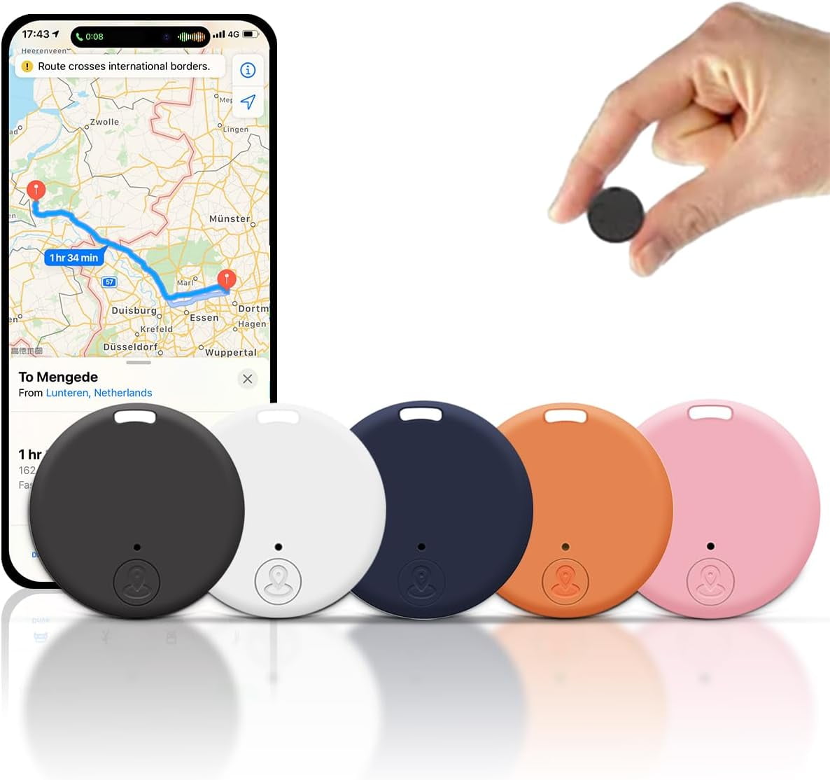 EasyFind Mini GPS Tracker for Vehicles, Anti-Lost Locator, Long Battery ...