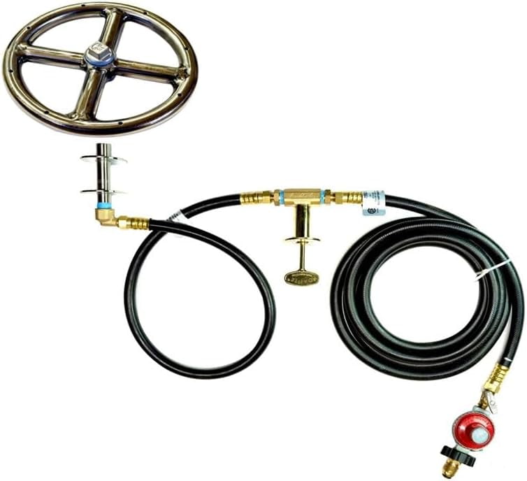 EasyFirePits Complete LP Deluxe Fire Pit Kit & Lifetime Warranted 316 ...