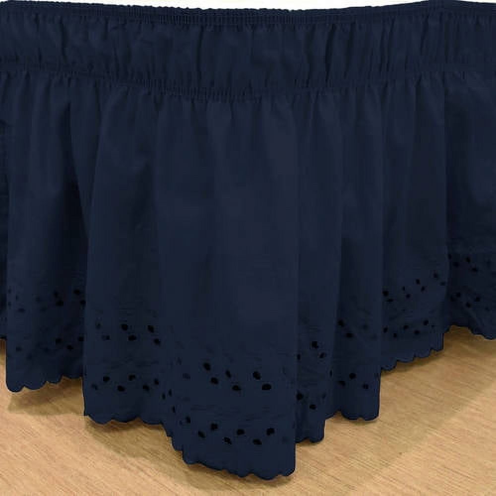 Easyfit™ Wrap Around Eyelet Ruffled Bed Skirt