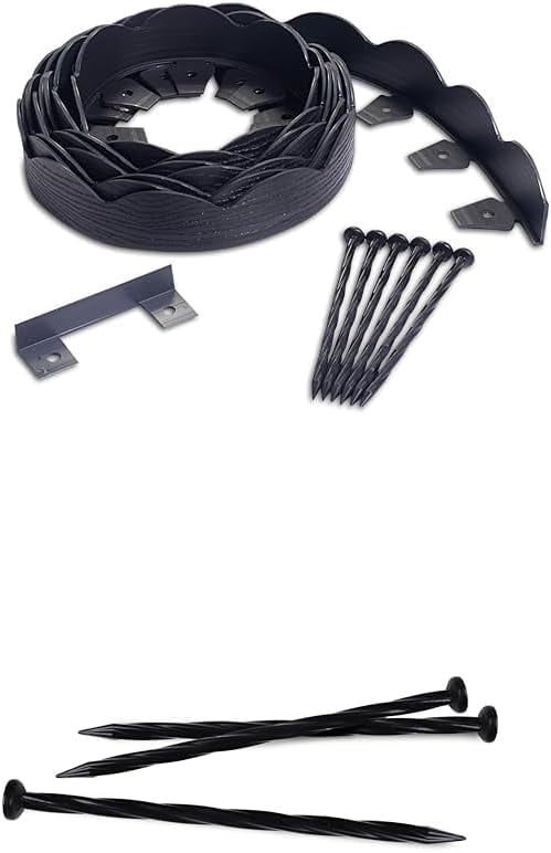 EasyFlex Decorative No-Dig Landscape Edging with Anchoring Spikes with ...