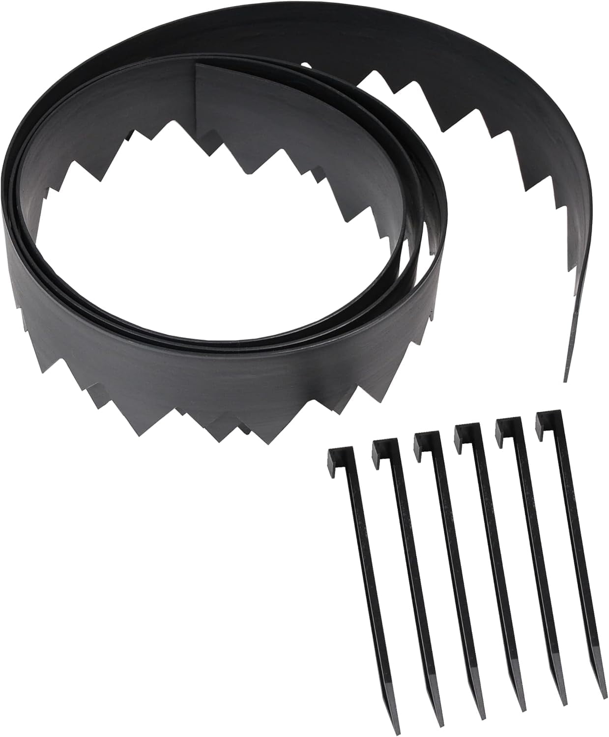 EasyFlex Pound-in Landscape Edging with Bonus Anchoring Stakes, 4.5 in ...