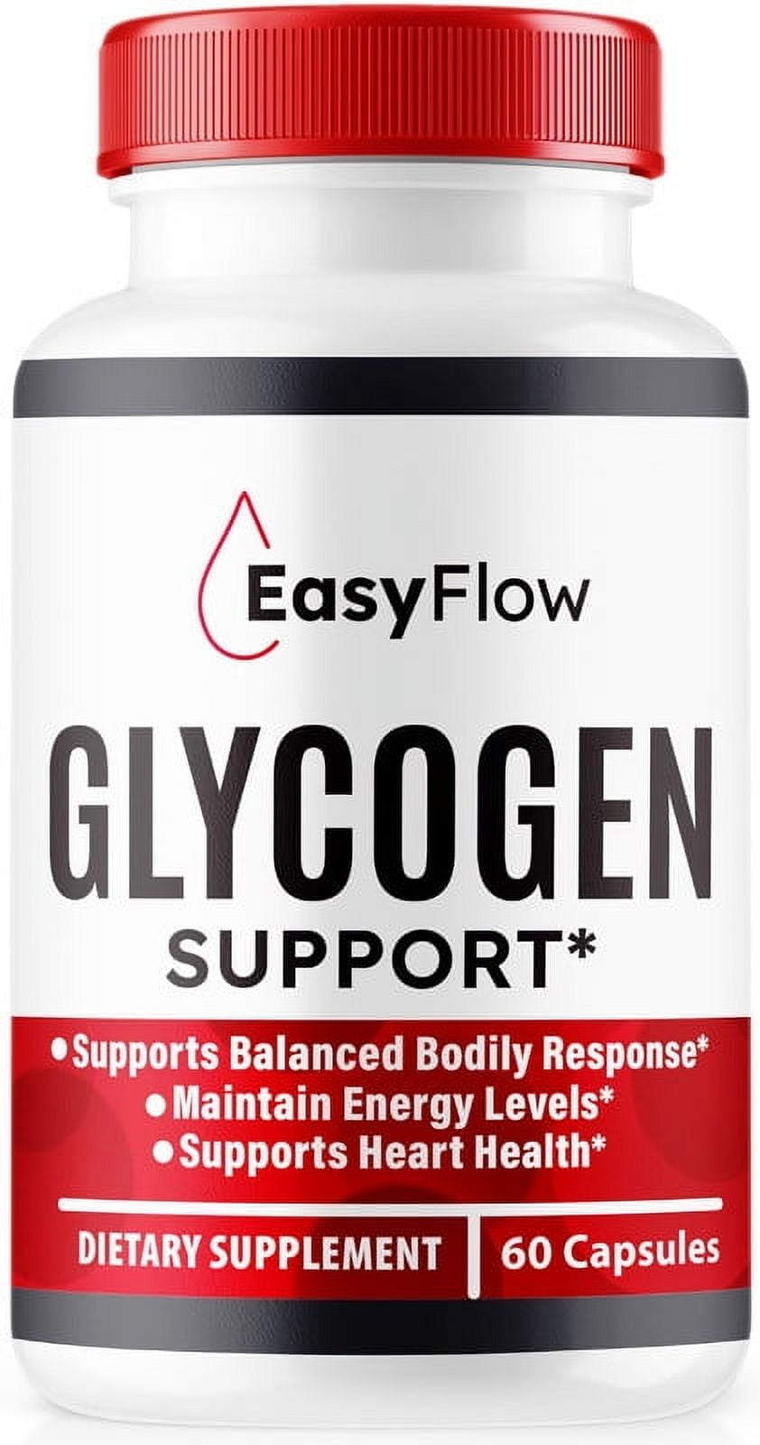 EasyFlow Glycogen Support Capsules - Official Blood Support Formula ...