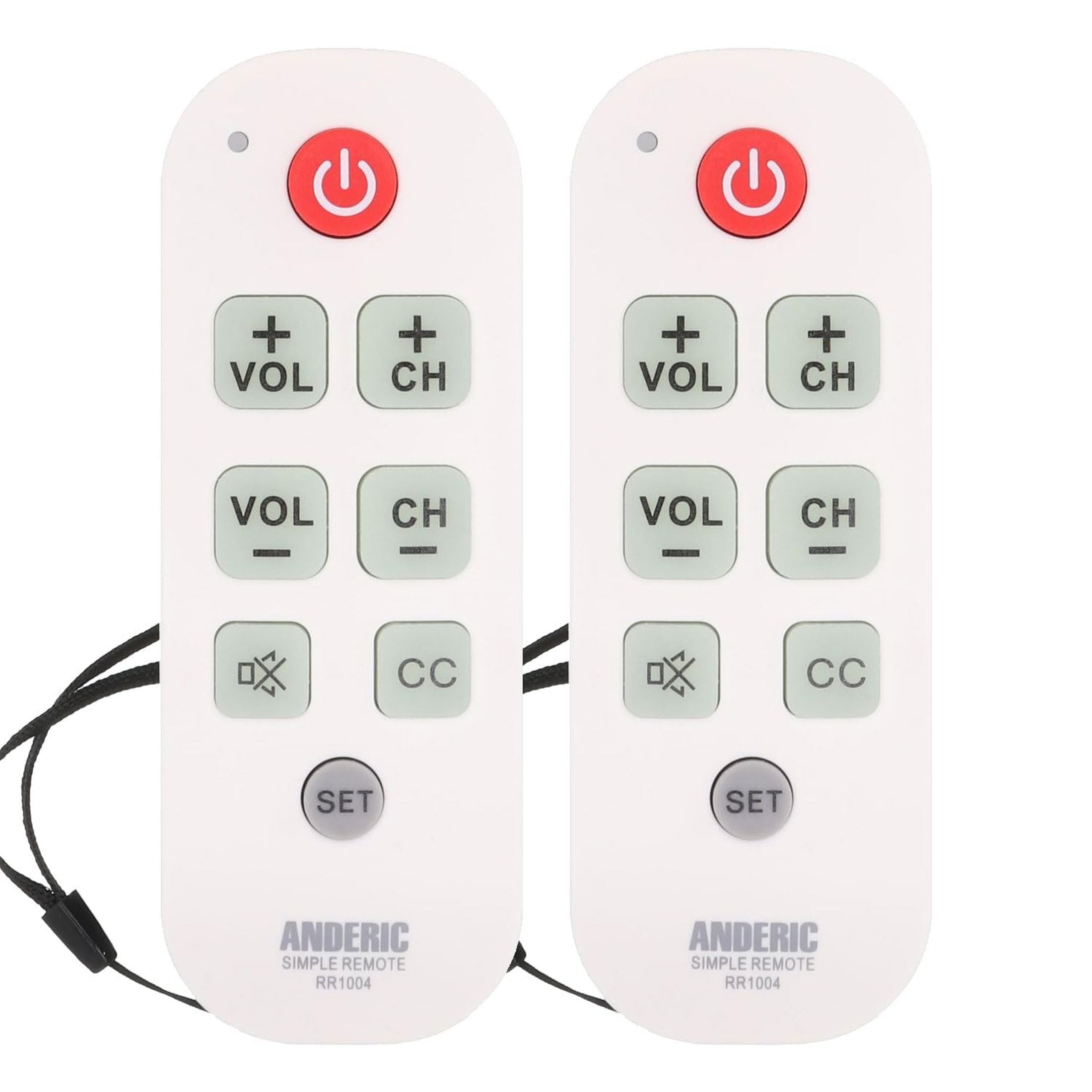 EasyGlow Universal Big Button Remote for Smart TVs and Cable Boxes ...
