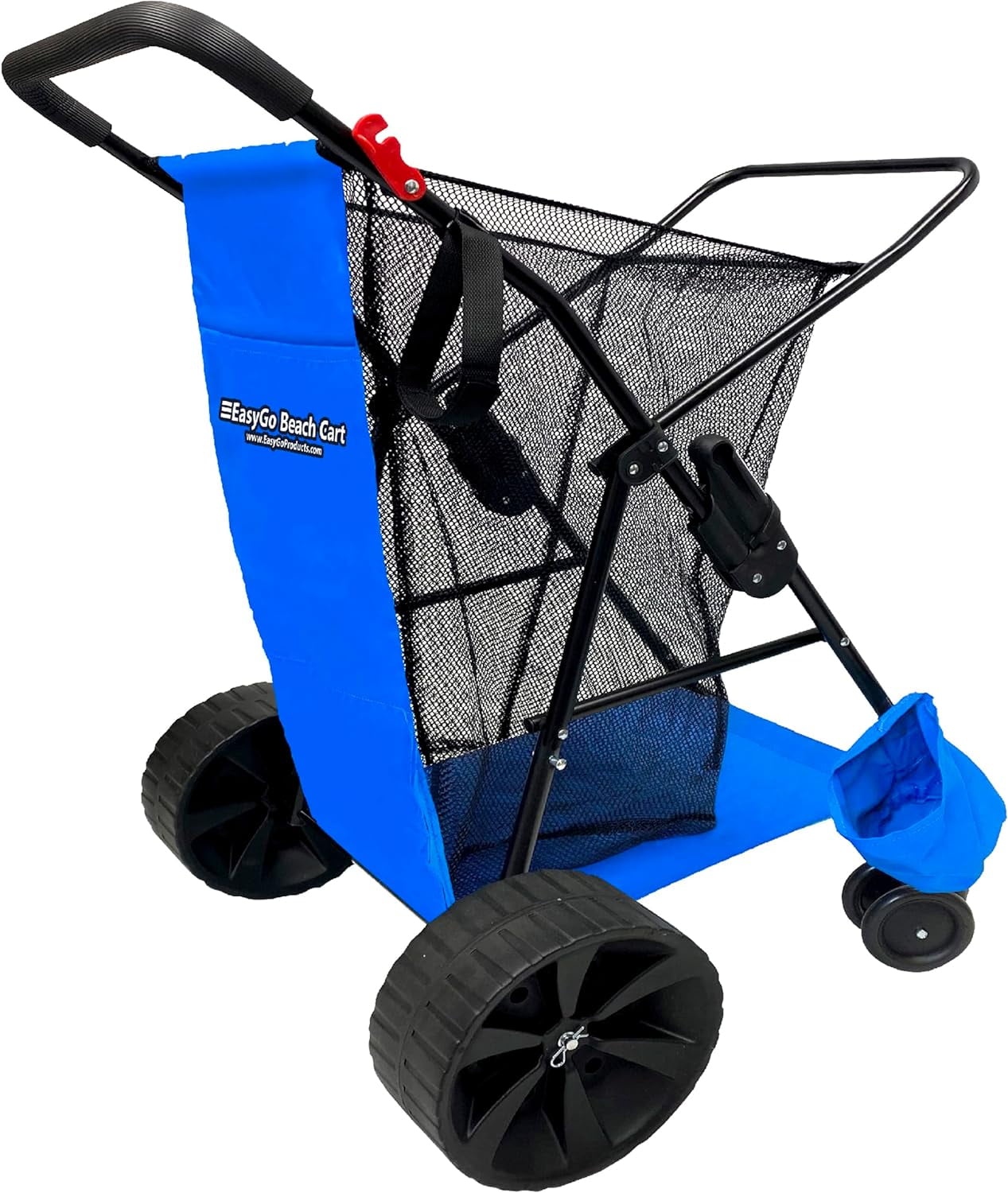 EasyGo Beach Cart Heavy Duty Folding Ocean Utility Wagon Large Sand ...