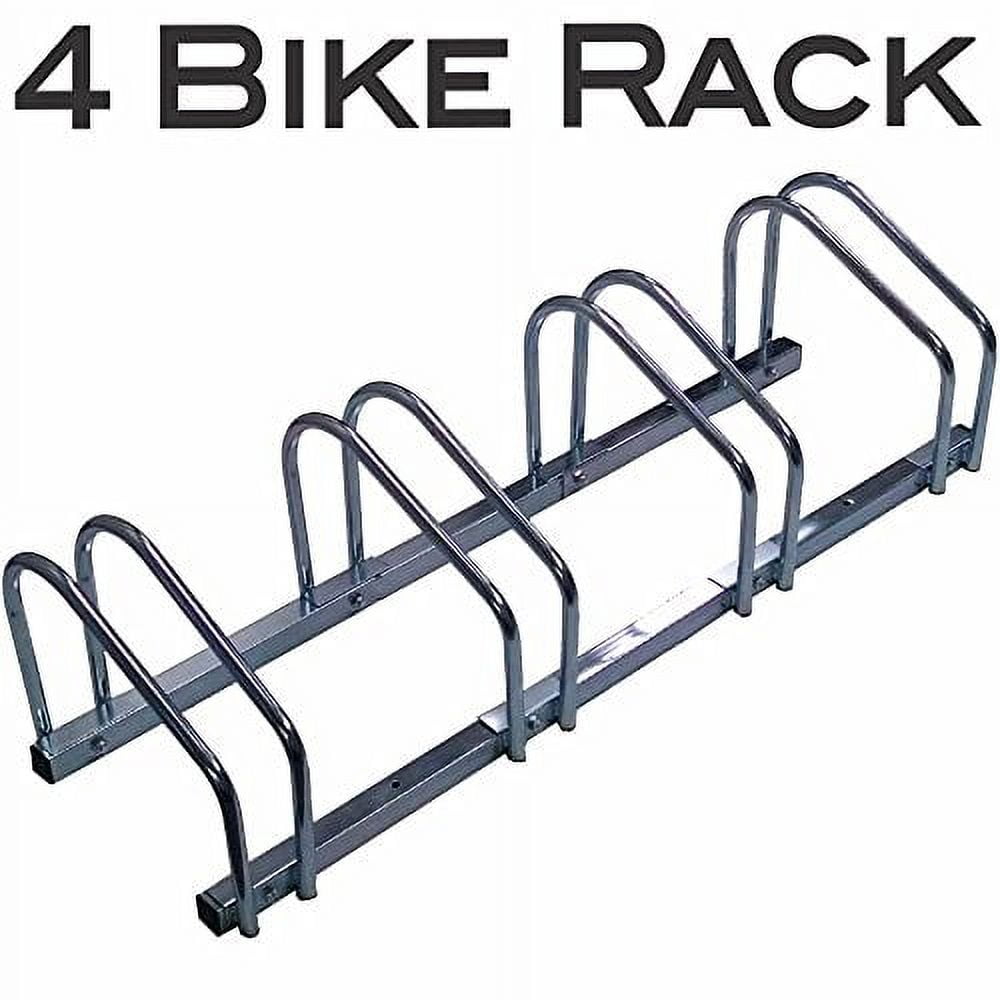 EasyGo Floor Stationary Four Bike Wheel Rack, Indoor – Outdoor Bike ...