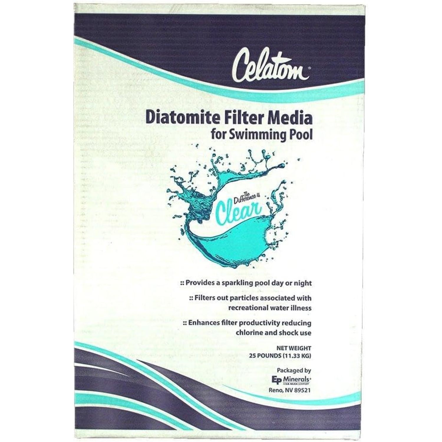 EasyGo Product Celatom Diatomaceous Earth DE Pool Filter Aid – Swimming ...