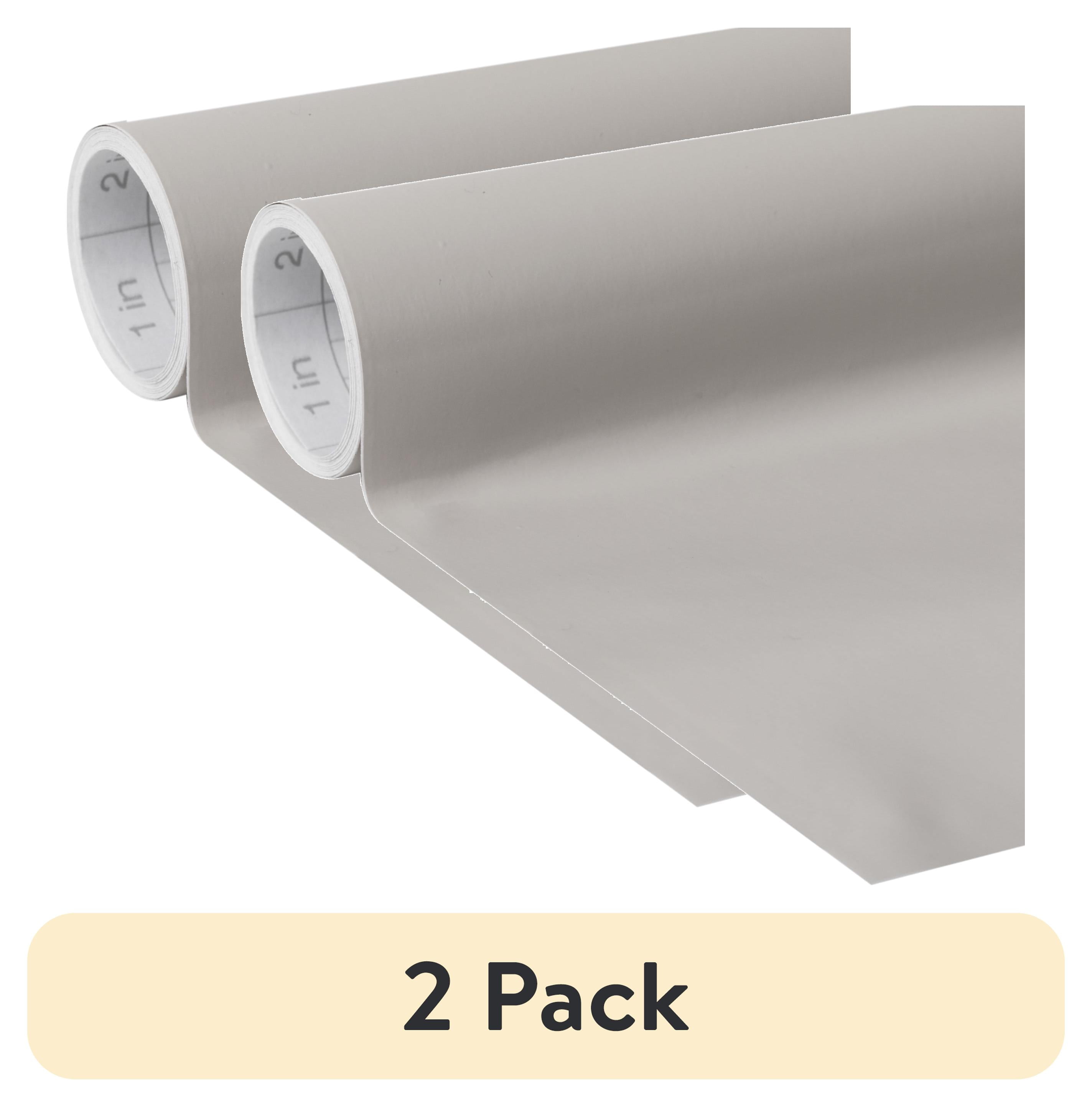 (2 pack) EasyLiner Brand Contact Paper Adhesive Shelf Liner, Gray, 20 ...