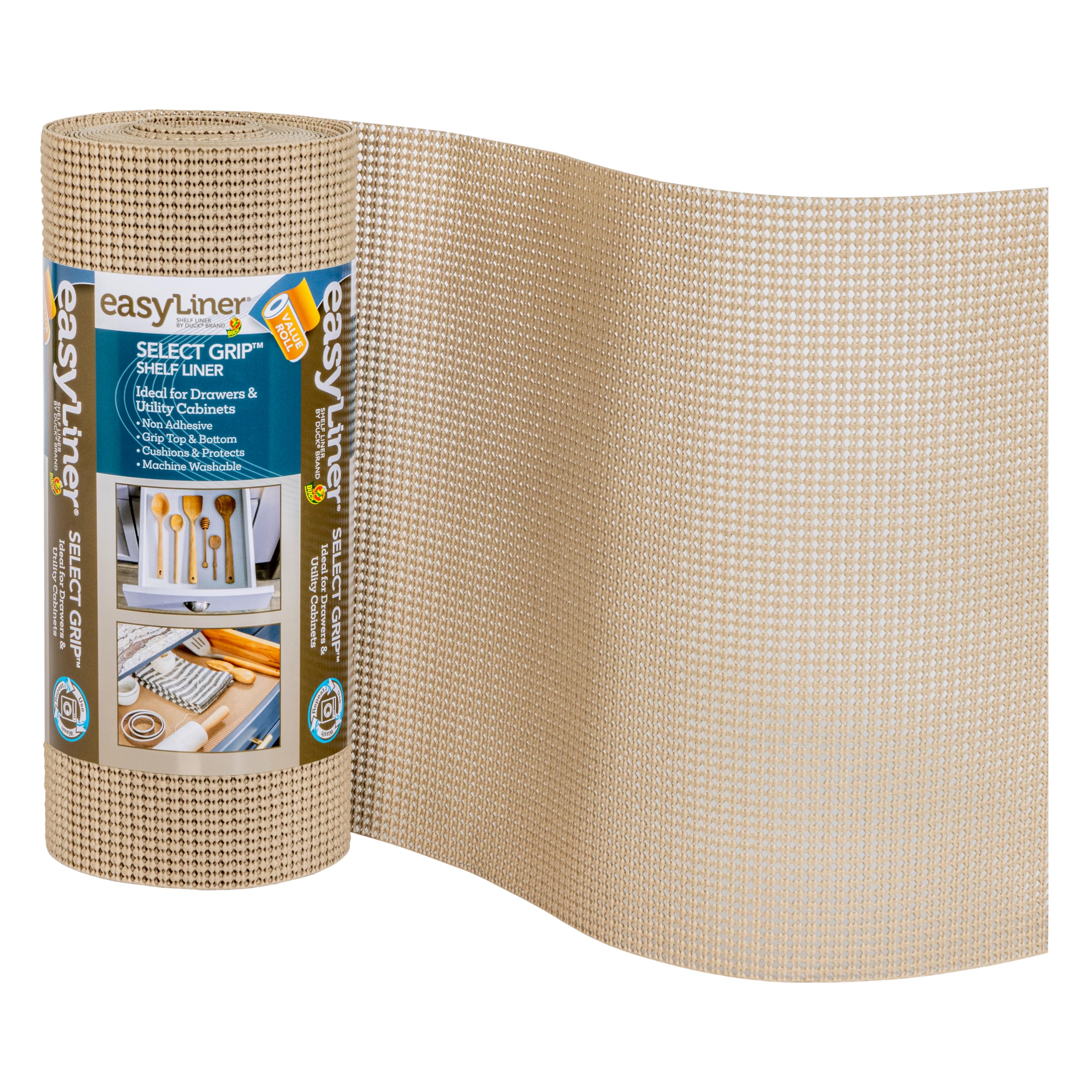 EasyLiner Select Grip Shelf Liner for Drawers & Cabinets - Easy to ...