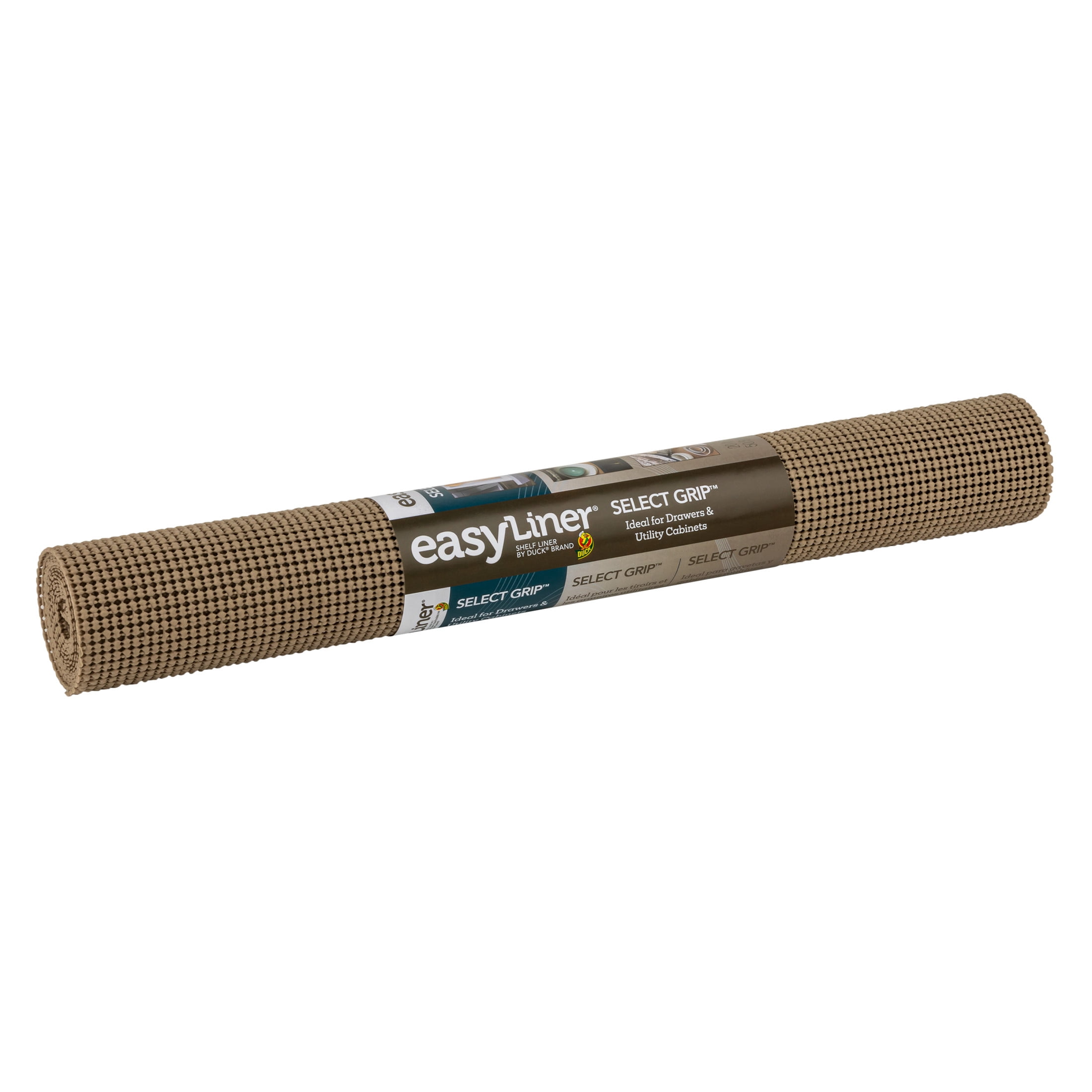 EasyLiner Select Grip Shelf Liner, Taupe, 20 in. x 6 ft. Roll - Walmart.com