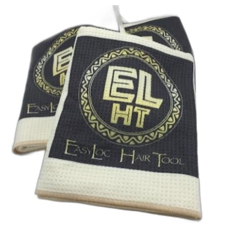 EasyLoc Hair Tool Hair Drying Towel Lint Free - Premium Waffle Weave ...