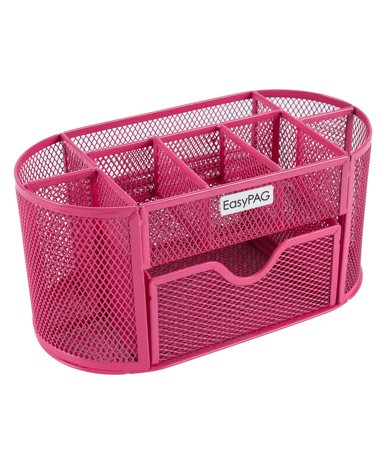 EasyPAG Office Desk Organizer with Drawer Small Mesh Desktop Pen Holder ...
