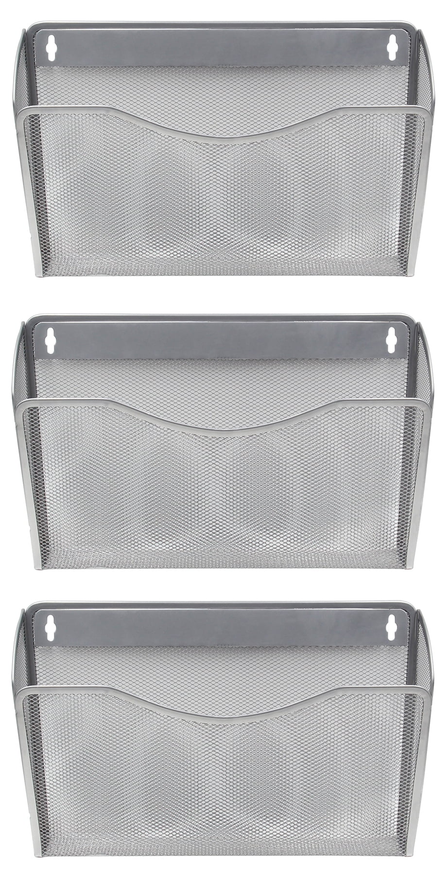 EasyPAG Wall File Holder Hanging File Organizer 3 Mesh Collection ...