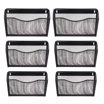 ALBA - Mesh 3 pocket wall file set - Black - Walmart.com