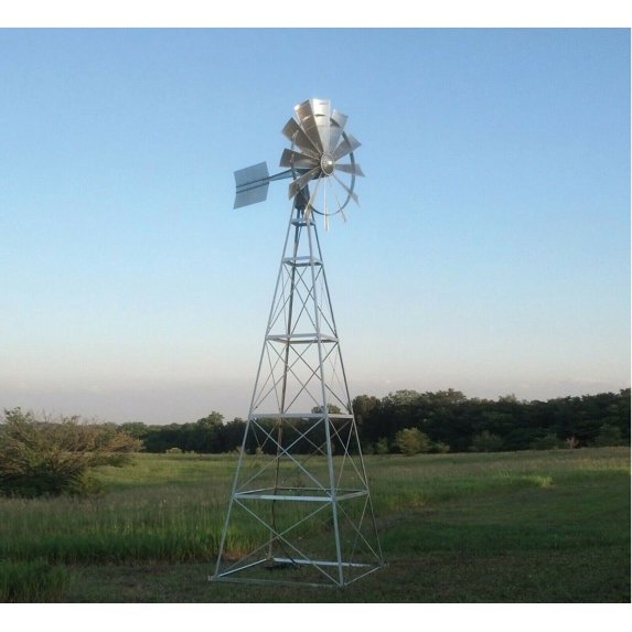 EasyPro BWM12 Becker Windmills 12' Four-Legged Functional Windmill/NO ...