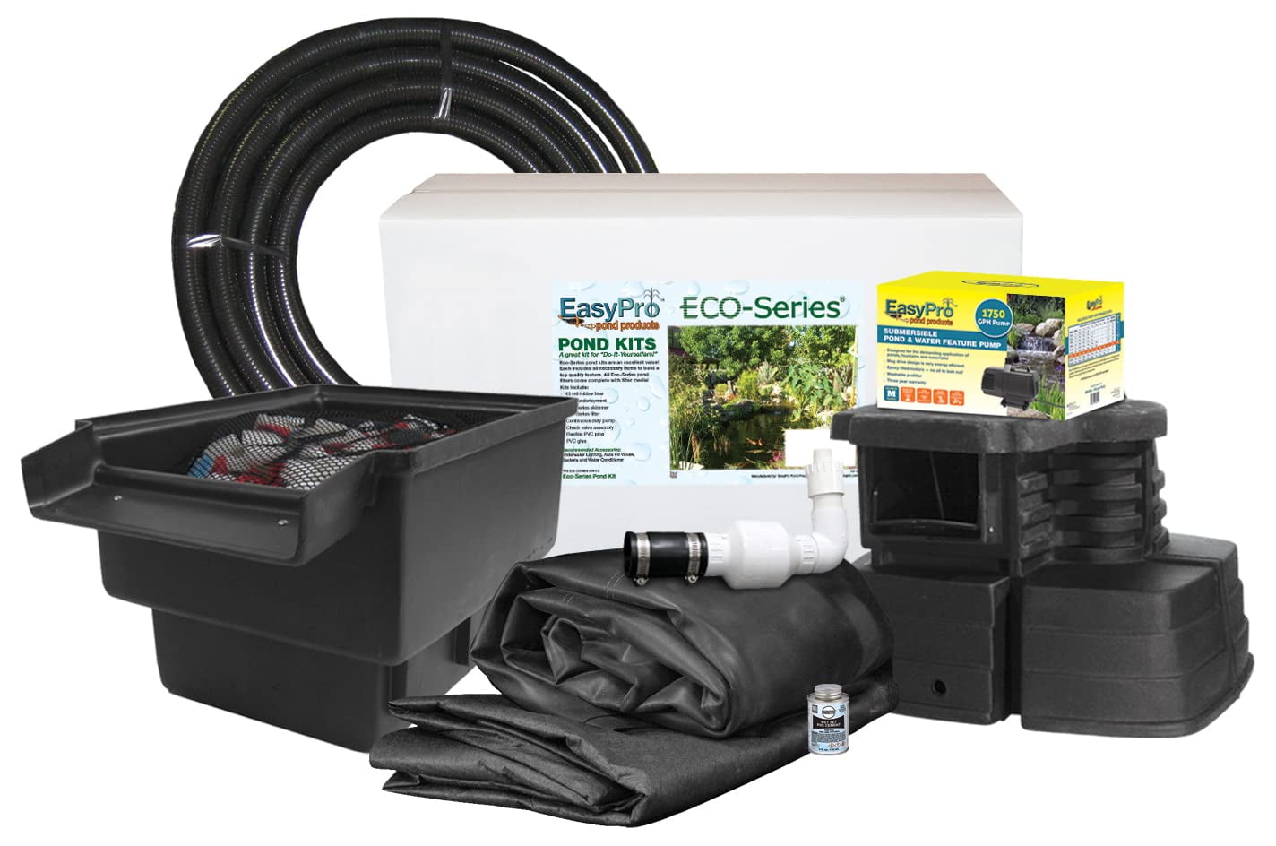 EasyPro Pond Products EPK66 ECO-Series Pond Kit for a 6 x 6 Pond or ...