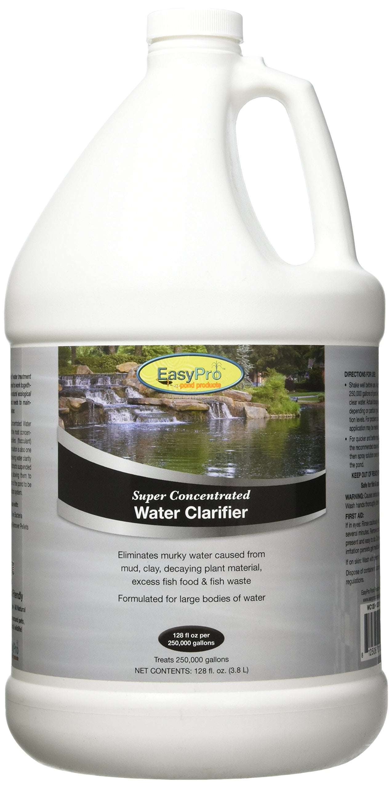 EasyPro Pond Products WC128 Concentrated Water Clarifier, 128 oz ...