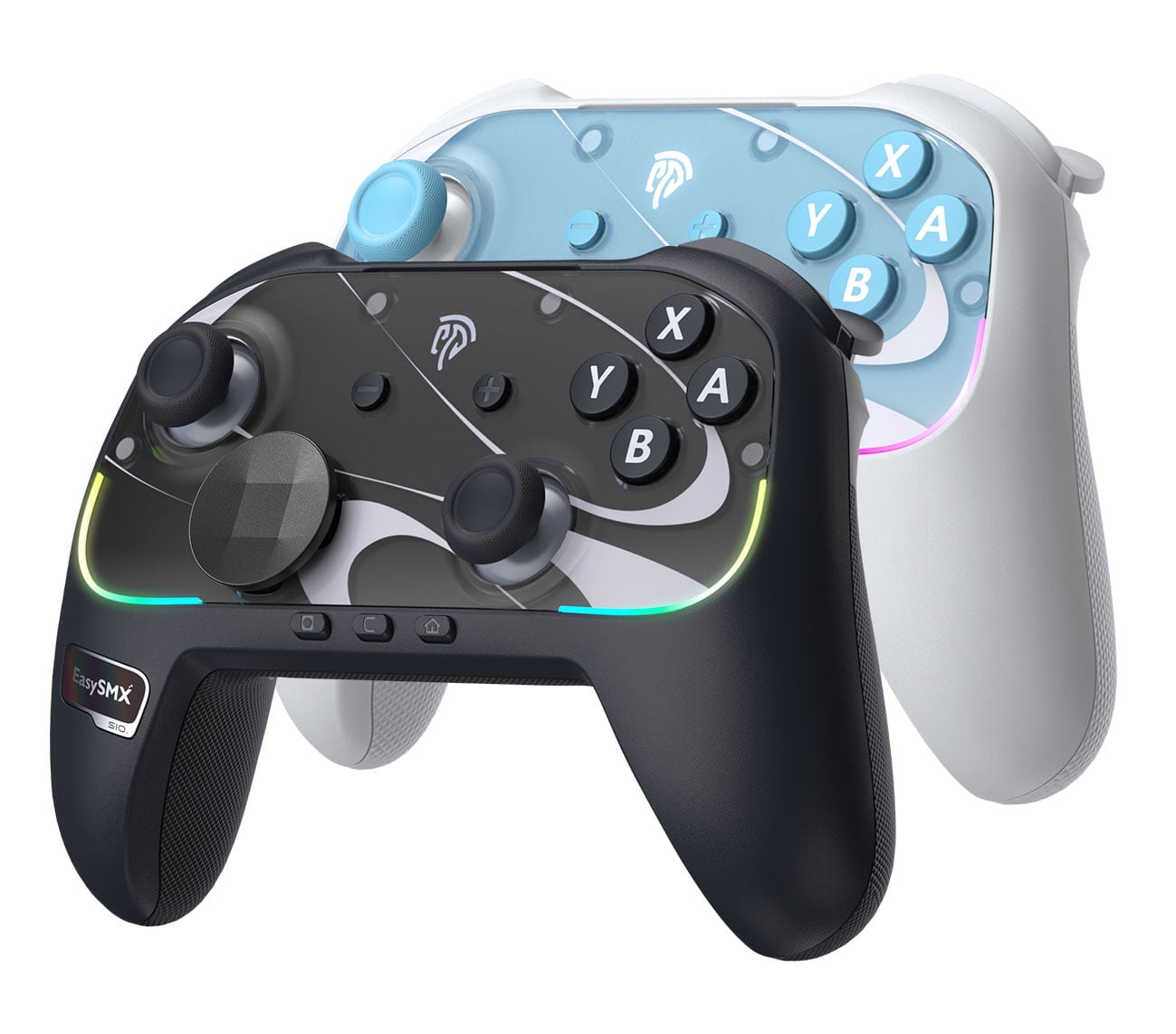 EasySMX S10 Controller for Switch 2 & 1, Bluetooth Gamepad with 1-Key ...