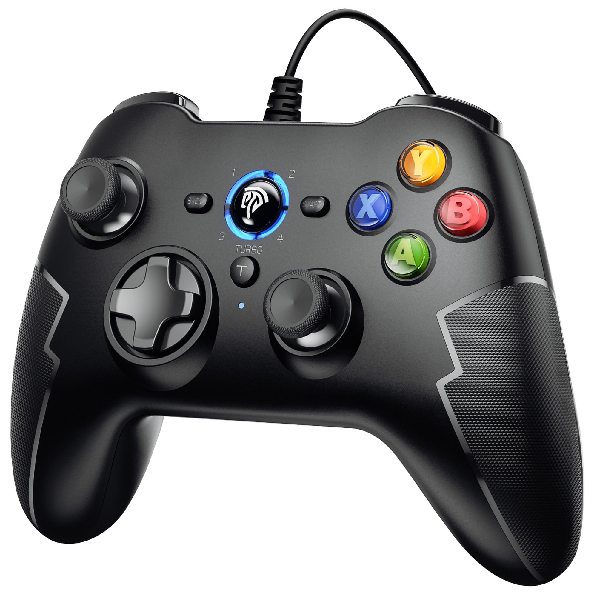 EasySMX Wired Gaming Controller,PC Game Controller Joystick with Dual ...