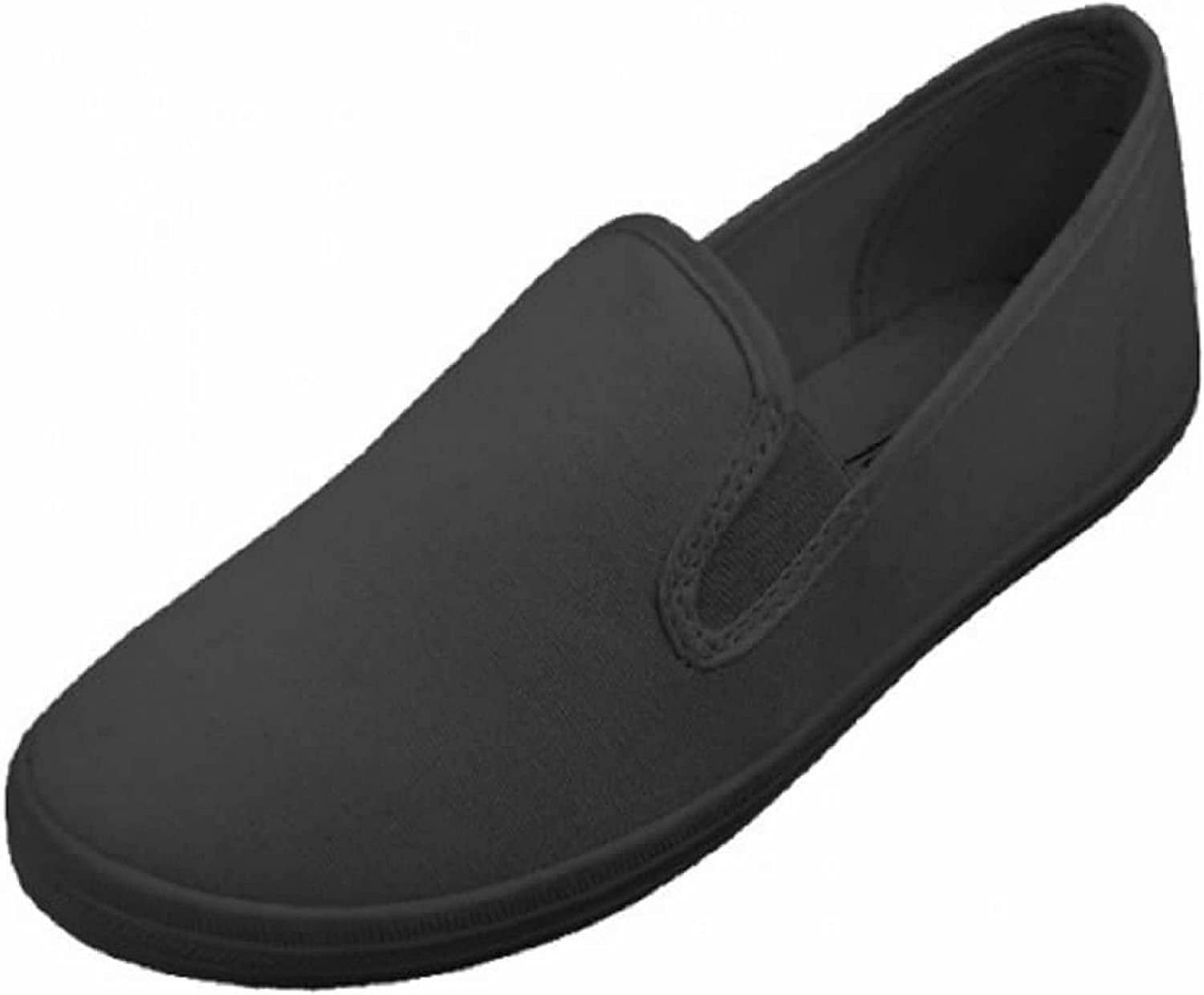 EasySteps Women's Canvas Slip-Ons with Elastic Goring, Anti-Slip Sole ...