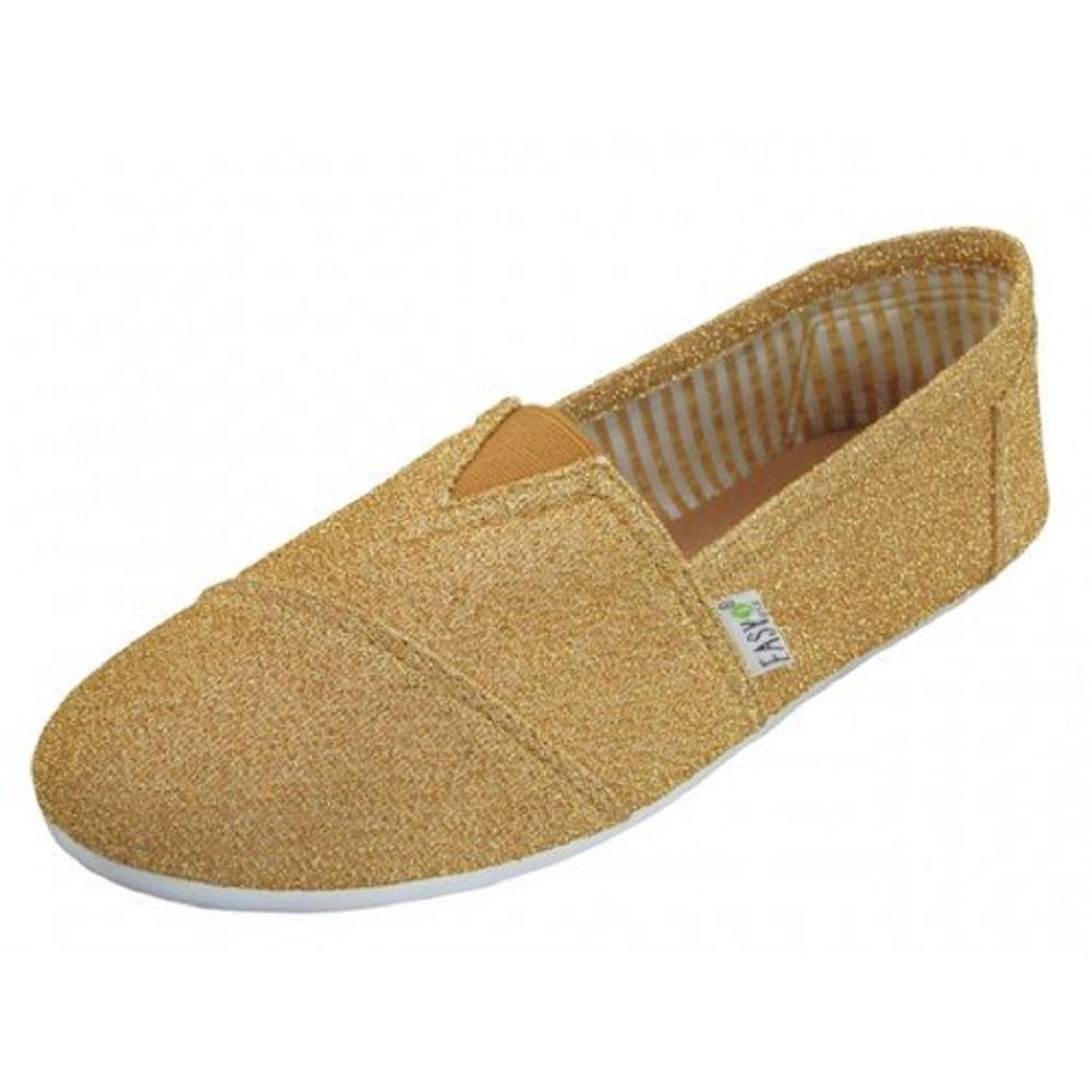 EasySteps Women's Canvas Slip-On Shoes with Padded Insole - Walmart.com