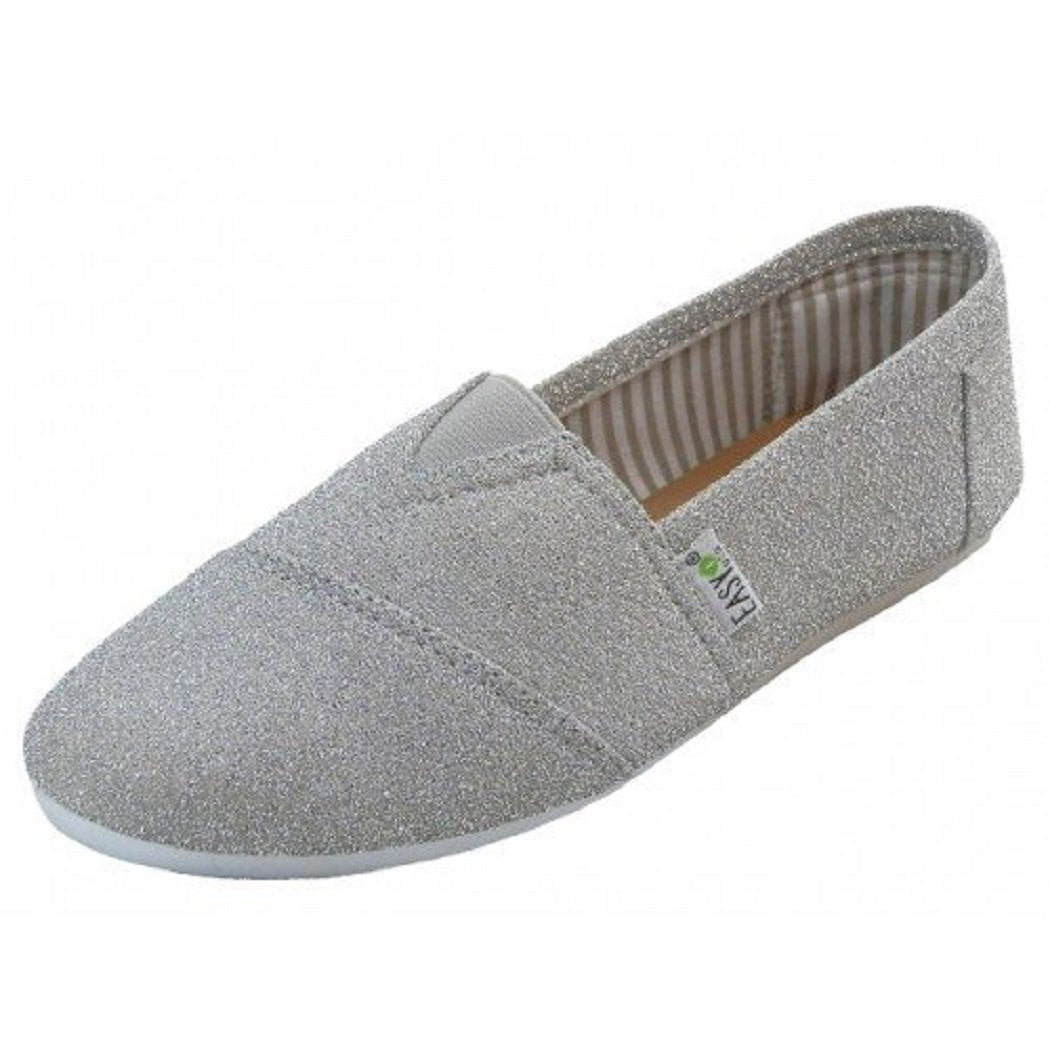 EasySteps Women's Canvas Slip-On Shoes with Padded Insole - Walmart.com