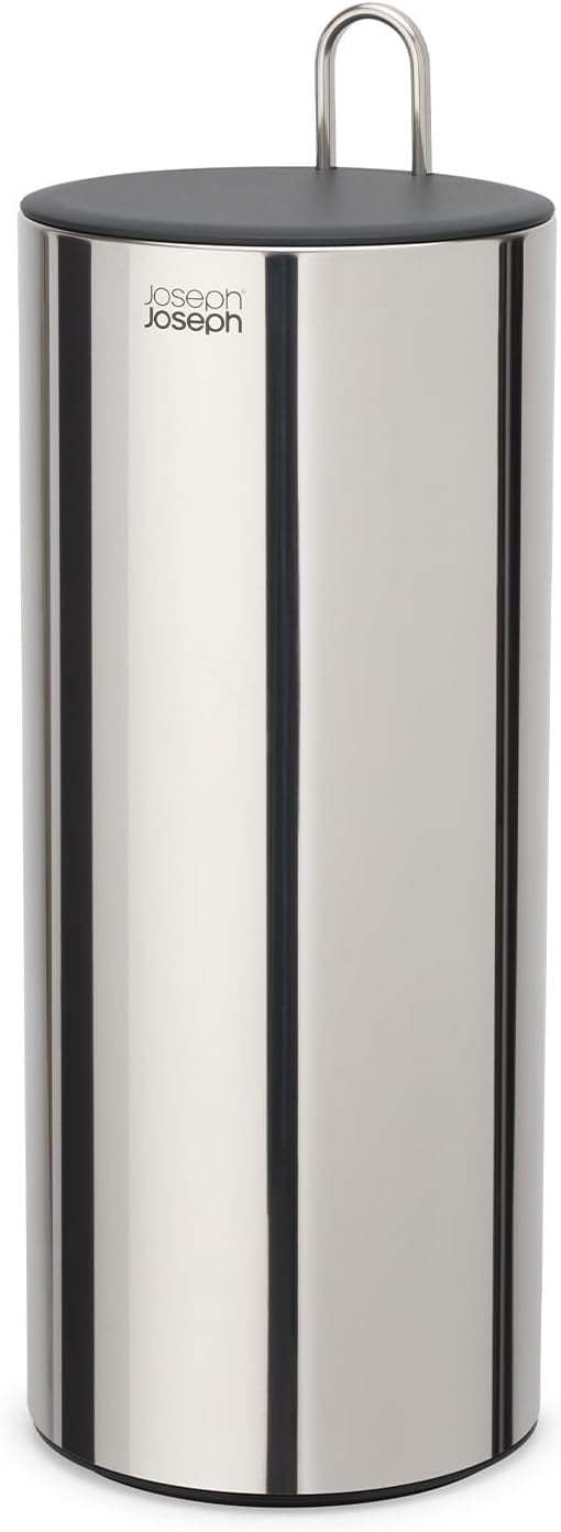 EasyStore Luxe Stainless Steel Concealed Toilet Paper Holder Stand ...