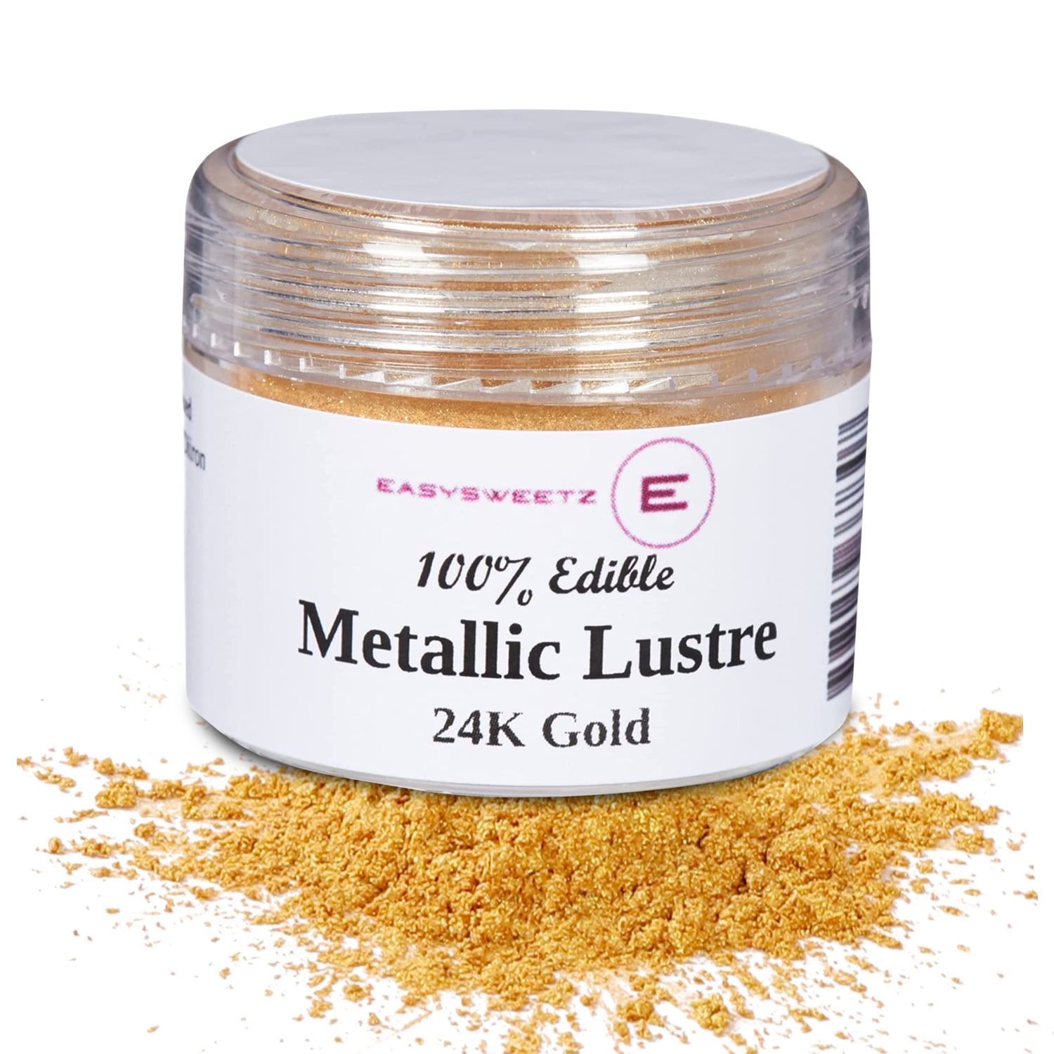 EasySweetz 24K Gold Edible Metallic Lustre Dust 7g, Baking Shimmer Food ...