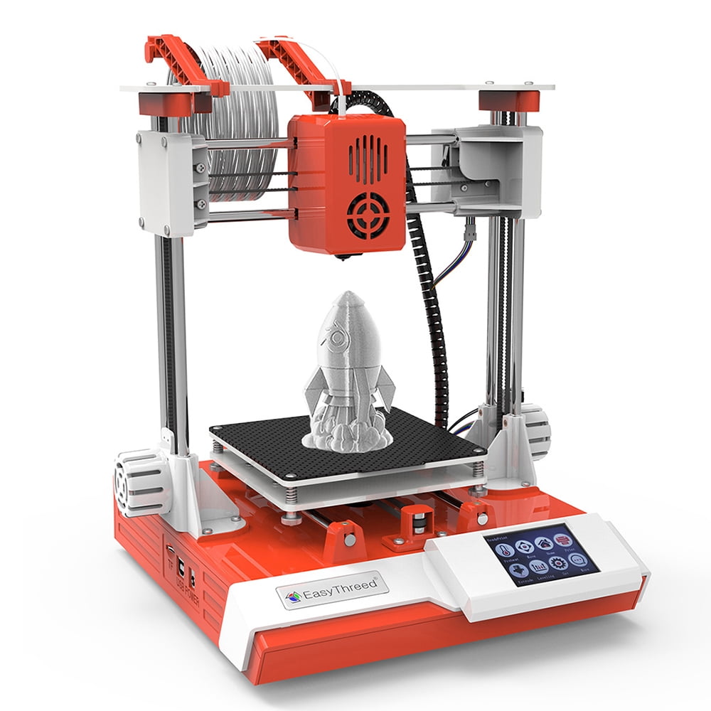 EasyThreed K6 Mini 3D Printer, Desktop FDM, 2.4'' Touchscreen, Quick Assembly, 10m PLA, 3.94in ...