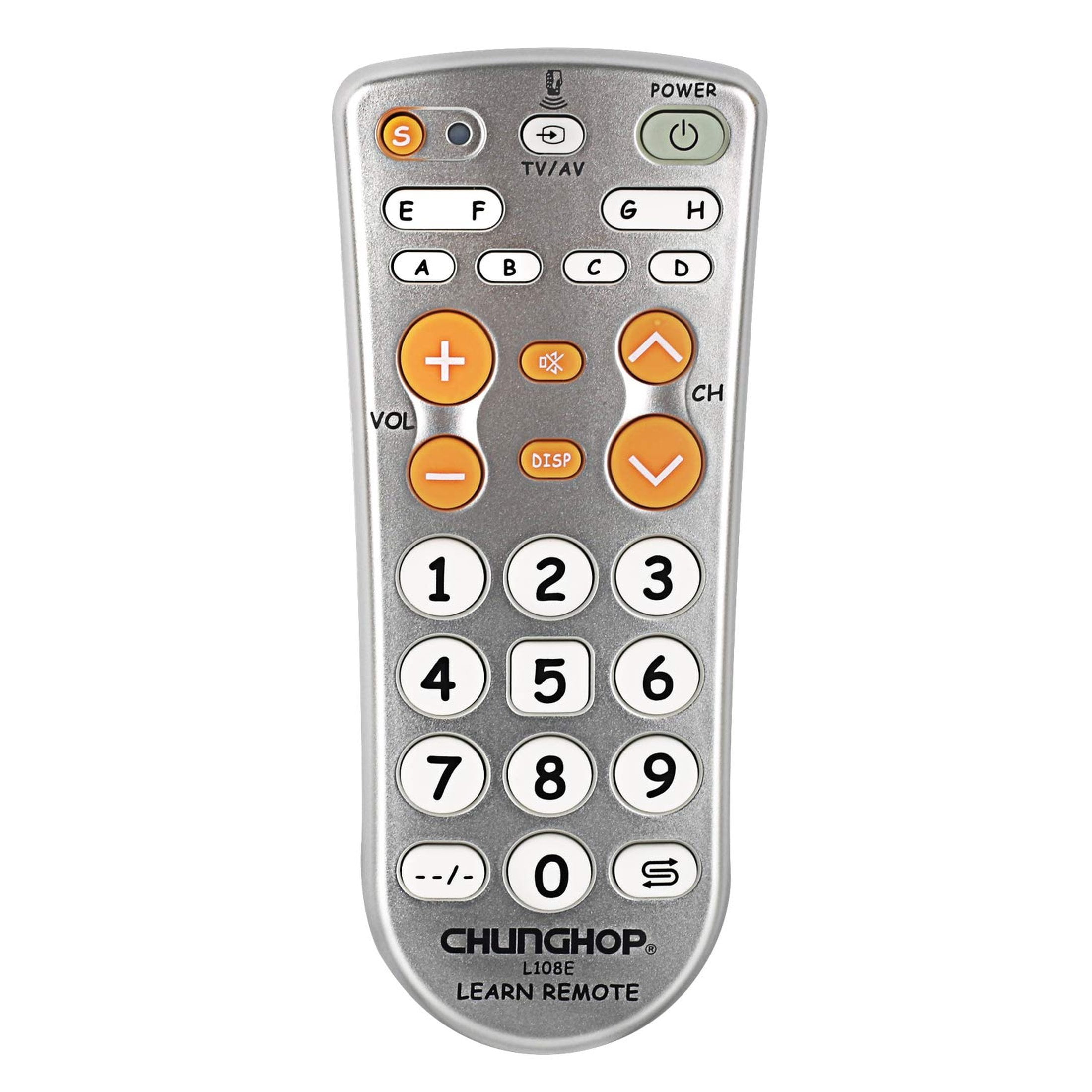 EasyTouch Universal Learning Remote with Big Buttons for All Devices ...