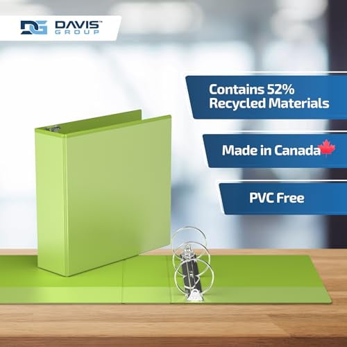 EasyView Premium 3-Inch Binders with Clear-View Covers Customizable ...