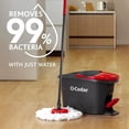 EasyWring Microfiber Spin Mop, Bucket Floor Cleaning System, Red, Gray ...