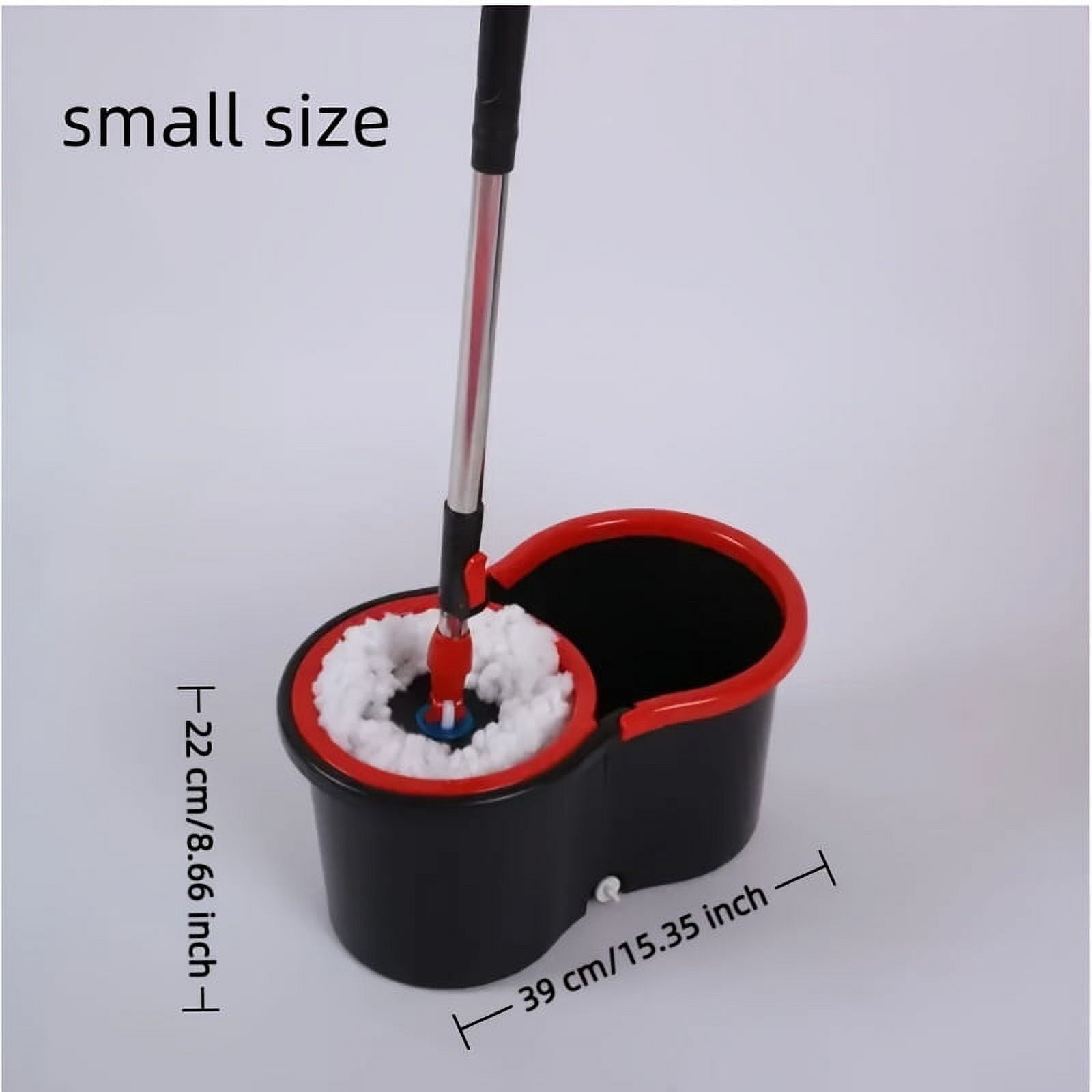 EasyWring Spin Mop and Bucket Set with Soap Dispenser - 360° Rotating ...