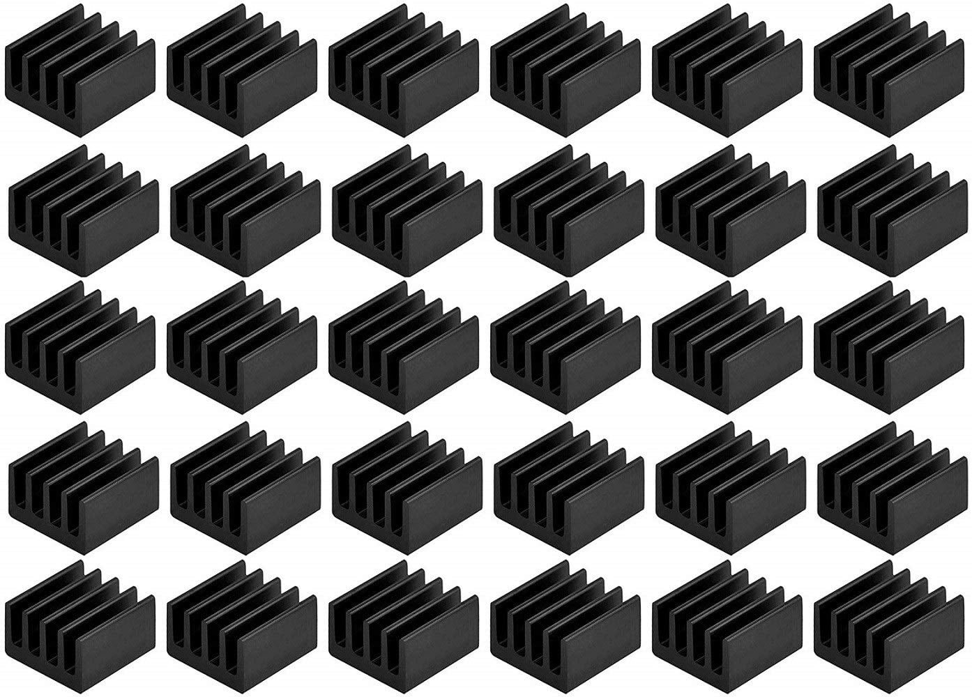 Easycargo 30pcs Small Mini RRF12 Heatsink Kit, Mini Cooler Heat Sink ...