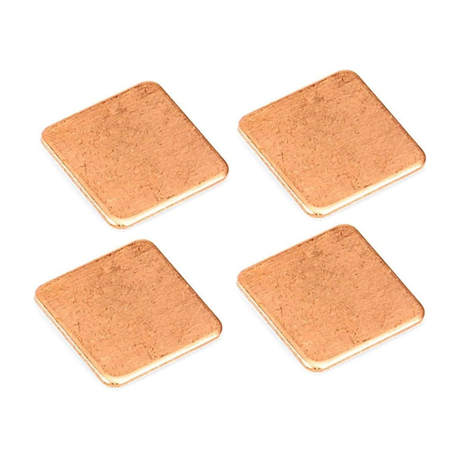 Easycargo 4pcs 40mm copper pad shim thermal kit, cooler copper pad ...
