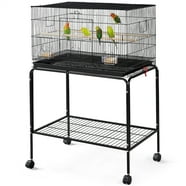 A and E Cage Co. 32"x21" Double Stack Flight Cage - Platinum - Walmart.com