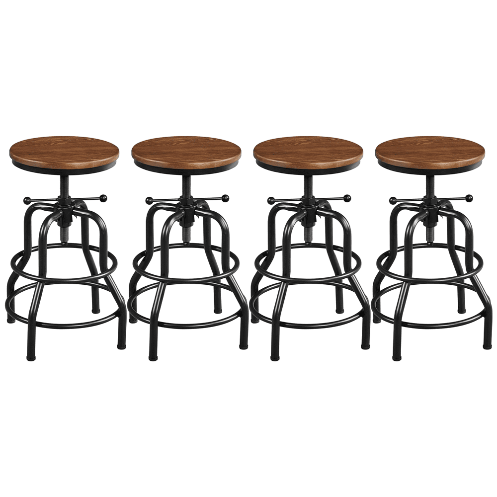 Renwick Vintage Industrial Bar Stool - Adjustable Height - Walmart.com