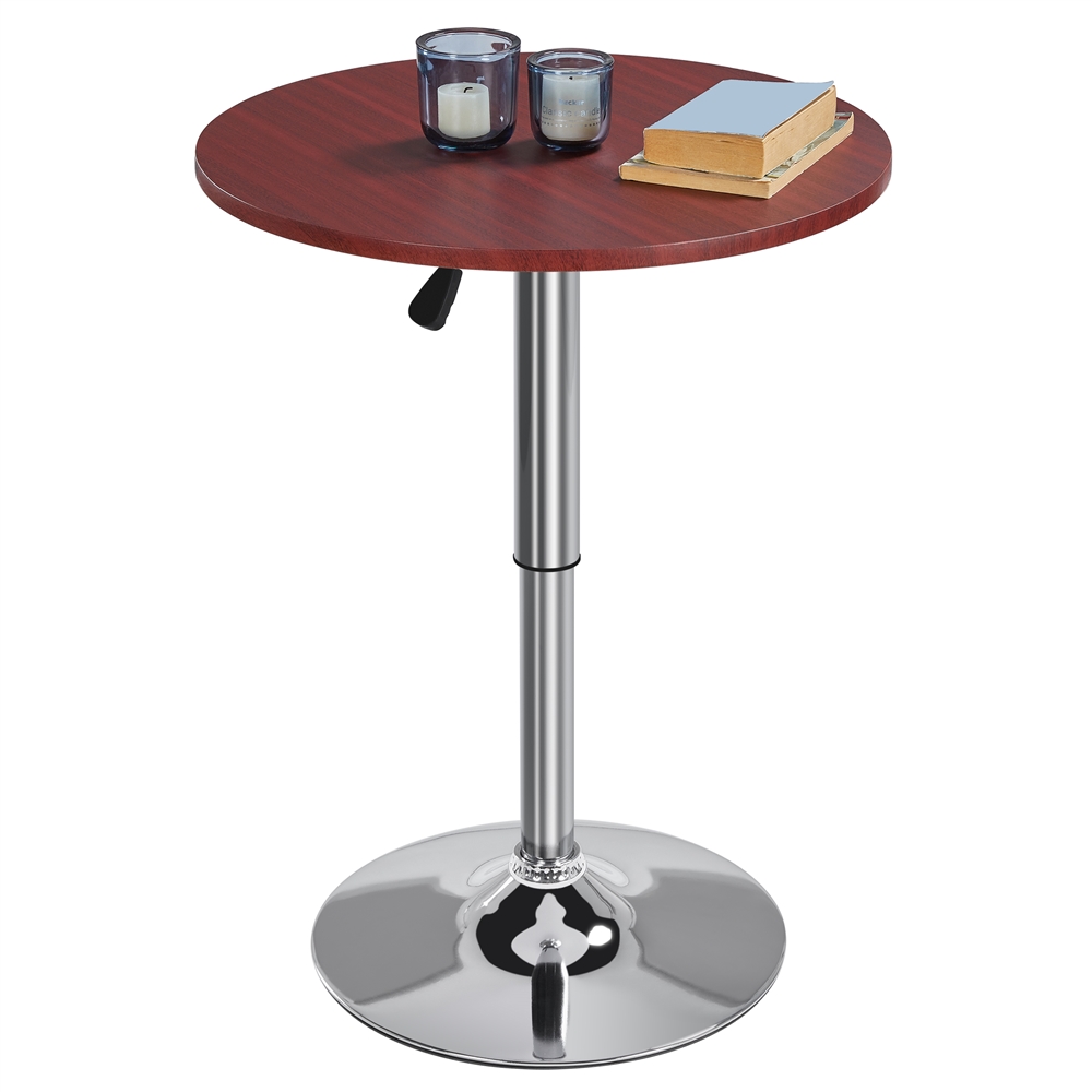 Lippa 28" Round Wood Top Bar Table - Walmart.com