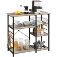 Free Shipping! Renwick Industrial Kitchen Storage Shelf with Basket and ...